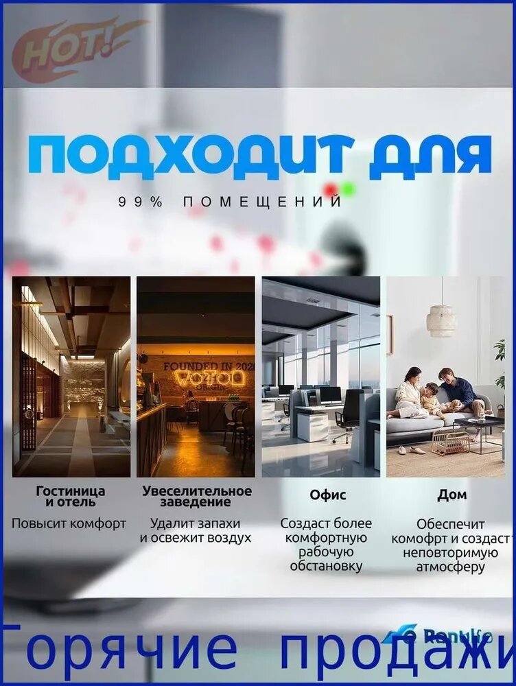 Автоматический ароматизатор воздуха "Amber Eternal" с таймером, 300 мл, для дома, универсальный — фото 1