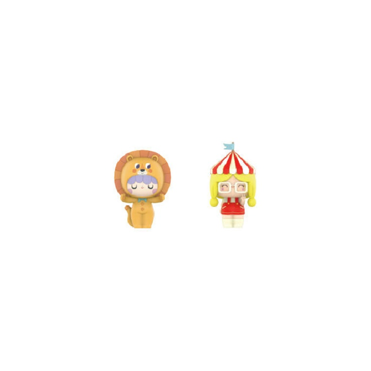 Поп-фигурка унисекс POP MART MOMIJI Whisper Doll Цирковая коллекция, Confirmed model - Little Lion Boy + Fluffy Head