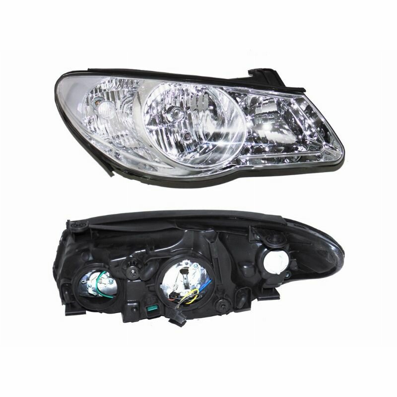 Фара SAT ST-221-1143R-LD-E Hyundai Elantra 06-12, Avante 06-11 справа/ Галоген/ Ручная регулировка