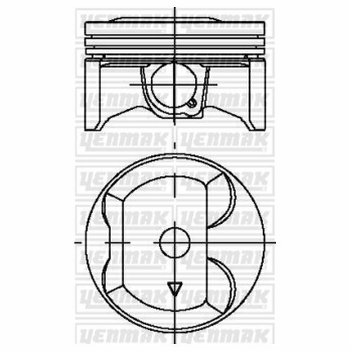 Поршень к-т 81 STD R18A1-Flex Civic / Ne 13010-RNV-M00 Yenmak 3104005000