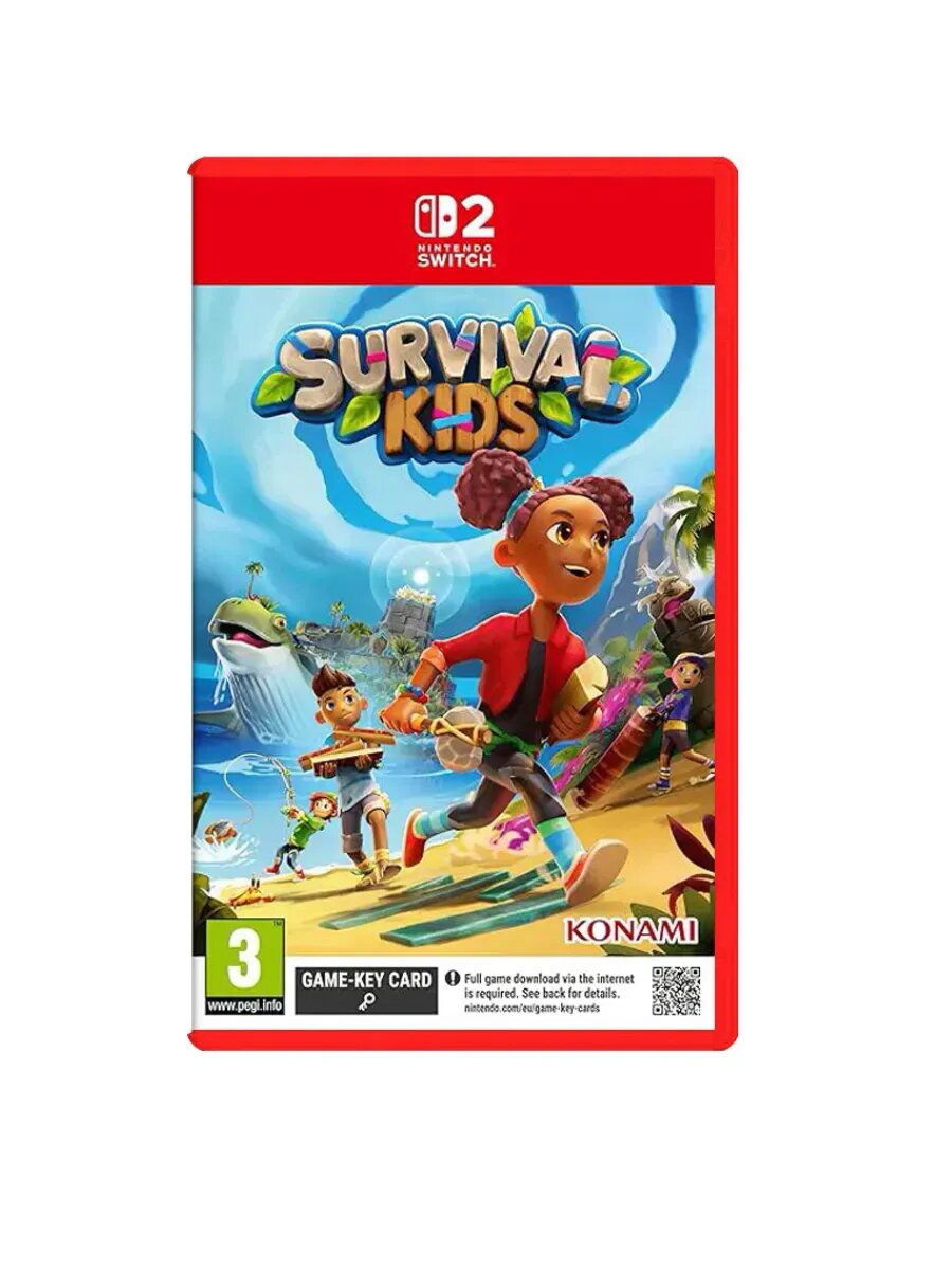 Игра NSW2 Survival Kids, приключения, 2025 г, для Nintendo, 3+.