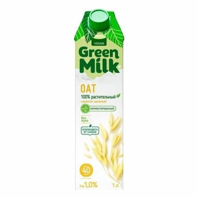 Напиток б/а овсяный на соевой основе Green Milk Professional гфр-12Тетра Пак-(1л)