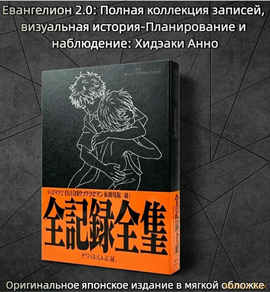 Книга Evangelion: 2.0 Complete Records Collection - Visual Story Version, официальный артбук EVA, A4, на японском