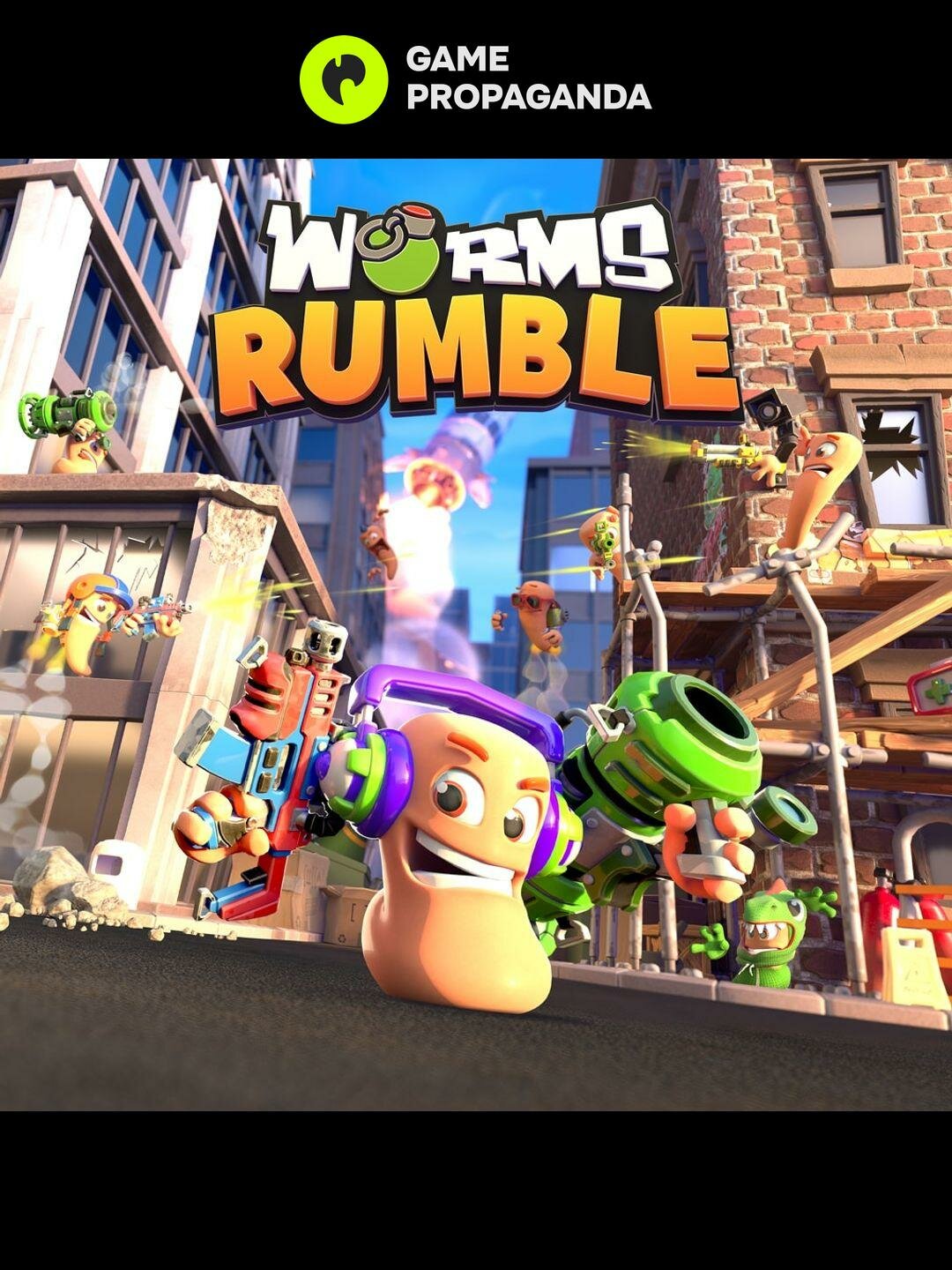 Игра Worms Rumble PS4, PS5 + 221 TRY на баланс PSN. Турция. Цифровая версия