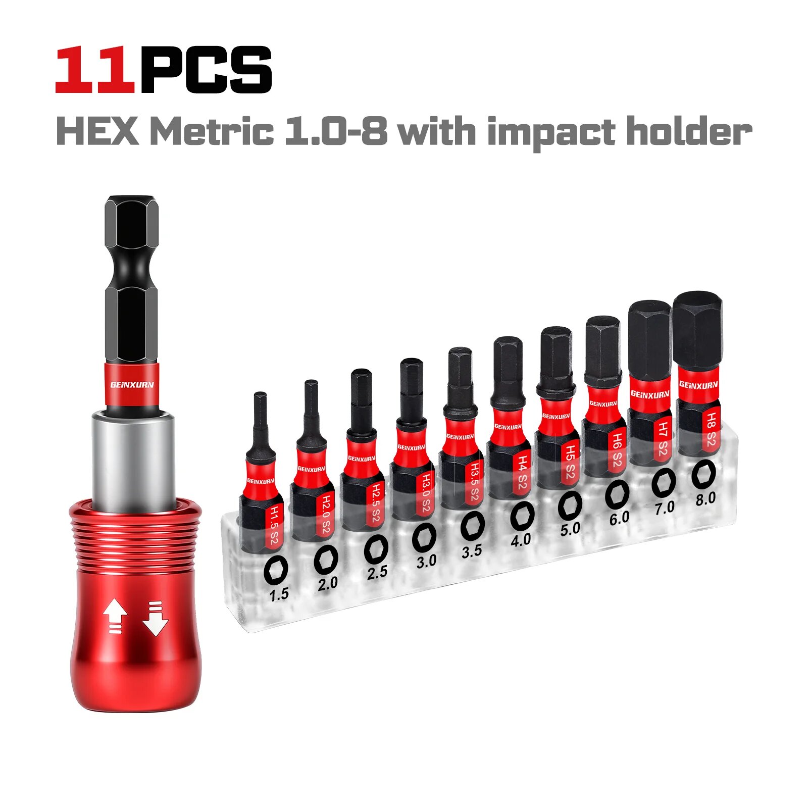 Набор отверток Geinxurn HEX 1.0-8 11PCS