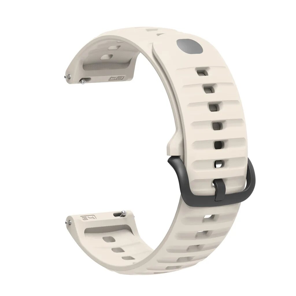 Силиконовый ремешок Garmin Venu X1, 24 мм, Белый Starlight