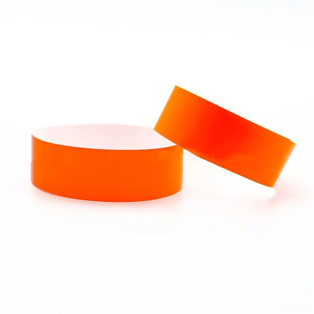 Оранжевые браслеты для вечеринки 100шт, fluorescent orange