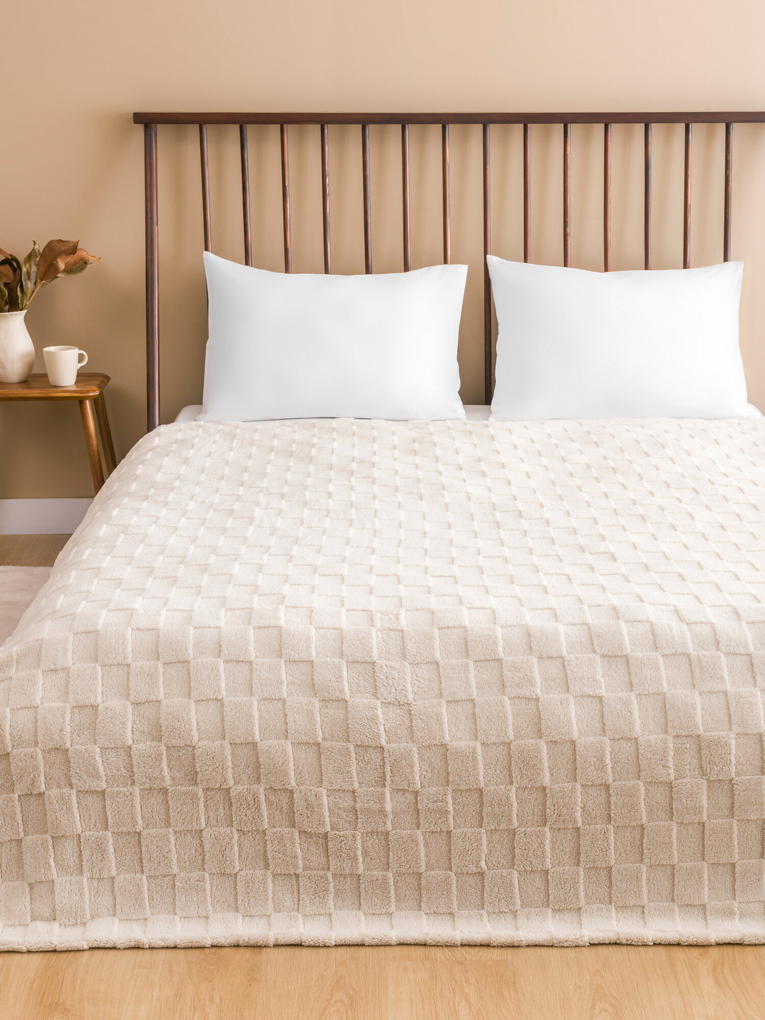 Двуспальное одеяло LC Waikiki, размер 200x220, light beige