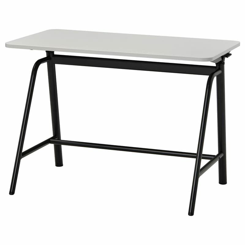 Письменный стол IKEA GLADH JDEN, светло-серый, 100x60 см 205.416.10