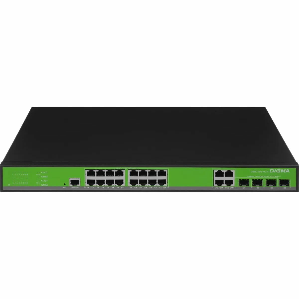 Коммутатор Digma DSW716G-4C-R