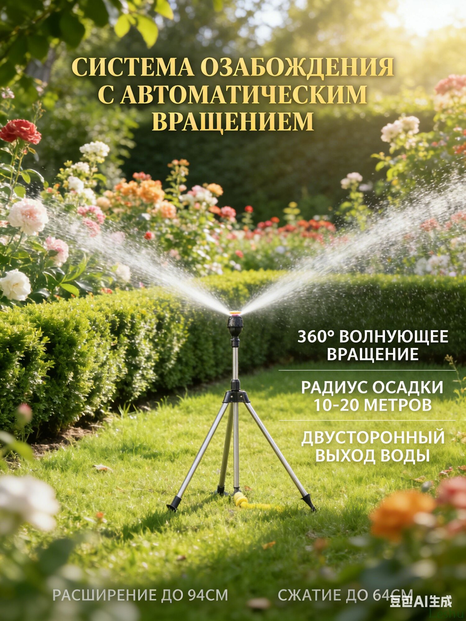 Разбрызгиватель, дождеватель