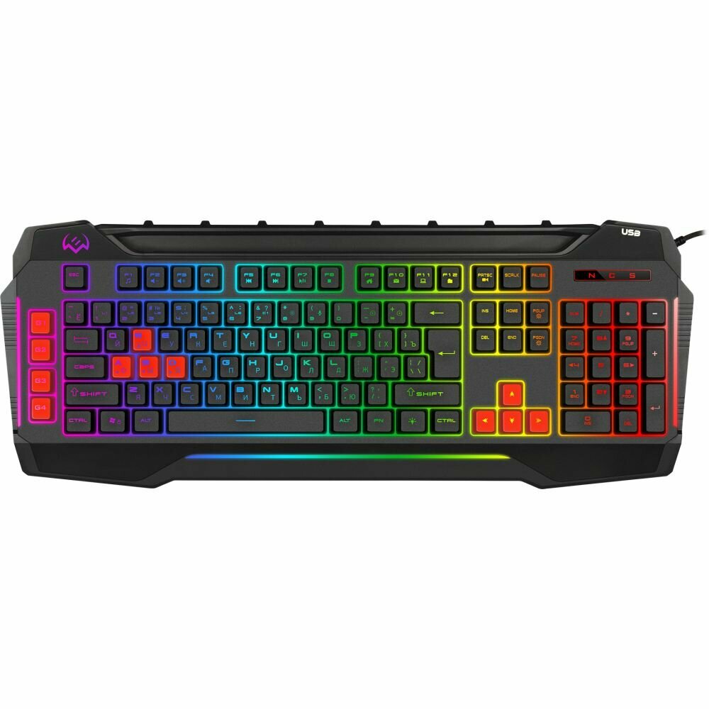 Клавиатура SVEN KB-G8800 проводная, USB Type-A, чёрный