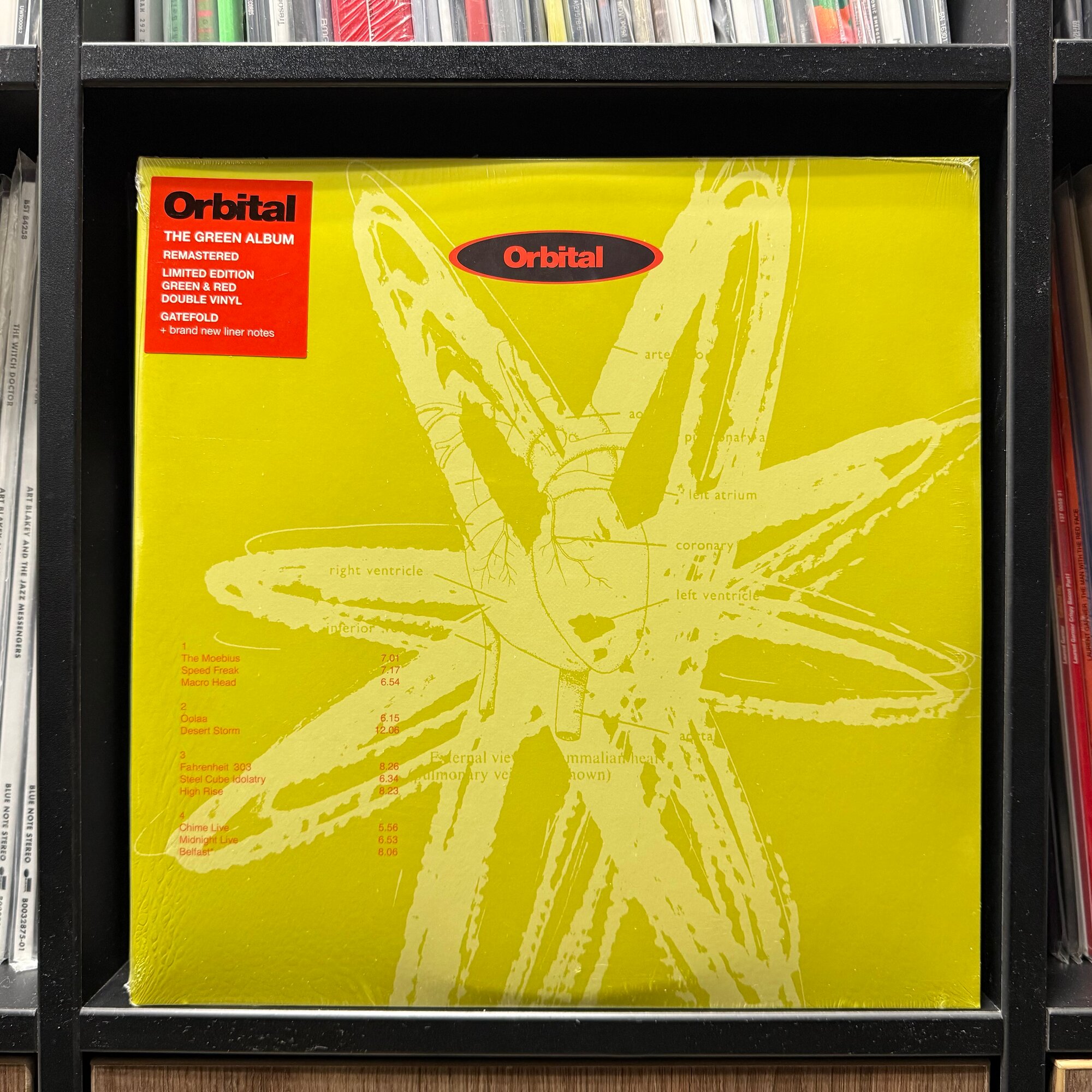 Виниловая пластинка ORBITAL - Orbital (still sealed, limited gatefold translucent green & red vinyl 2xLP) LP Винил