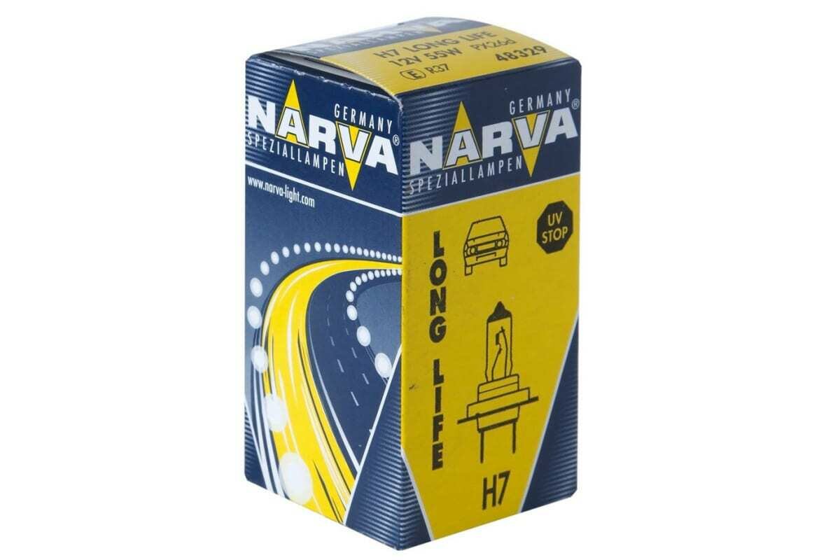 Автолампа NARVA H7 55 PX26d LONG LIFE 12V