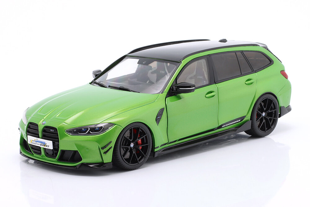 Модель коллекционная SOLIDO Bmw G81 M3 competition m xdrive touring 2024 green metallic