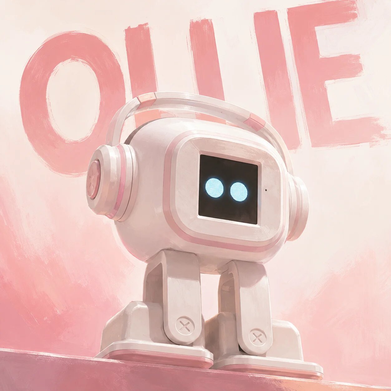 Робот EMO AI | Умная игрушка-чатбот, эмоциональное взаимодействие, пение и Portuguese, белый