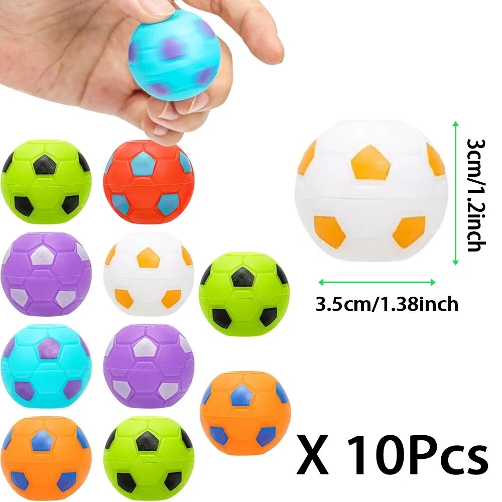 Антистресс-игрушки для подарков 10pcs Spinners Socce