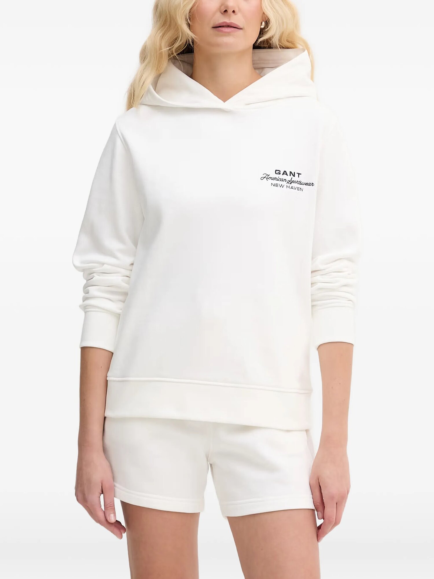 Худи Logo-embroidered hoodie