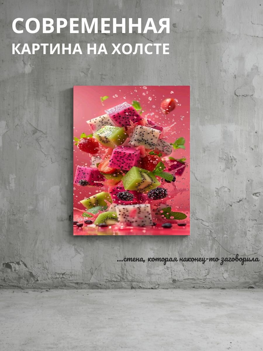 Картина на холсте Фрукты 40x60 см