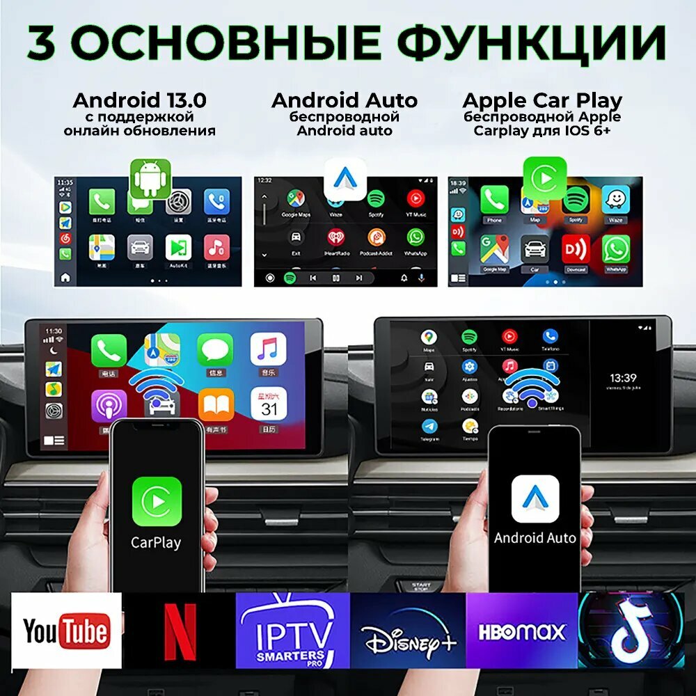Bluetooth адаптер Carlinkit TBox Ambient 8/128 — фото 1