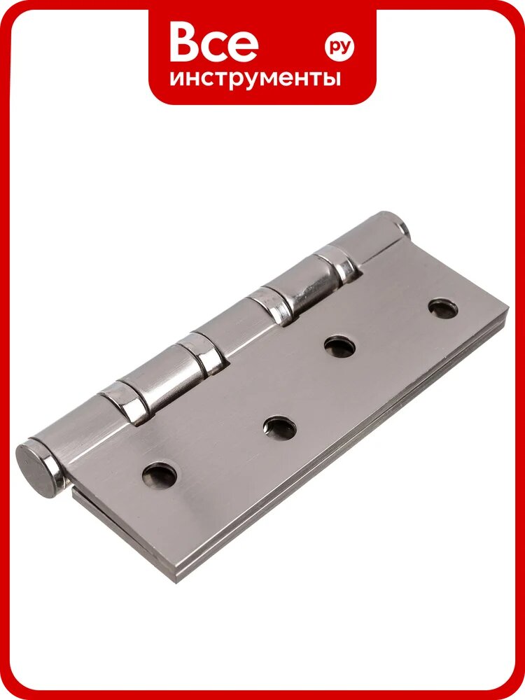Петля APECS 10070-B4-Steel-S стальная конструкция с гальваническим покрытием, врезной монтаж, универсальное открывание