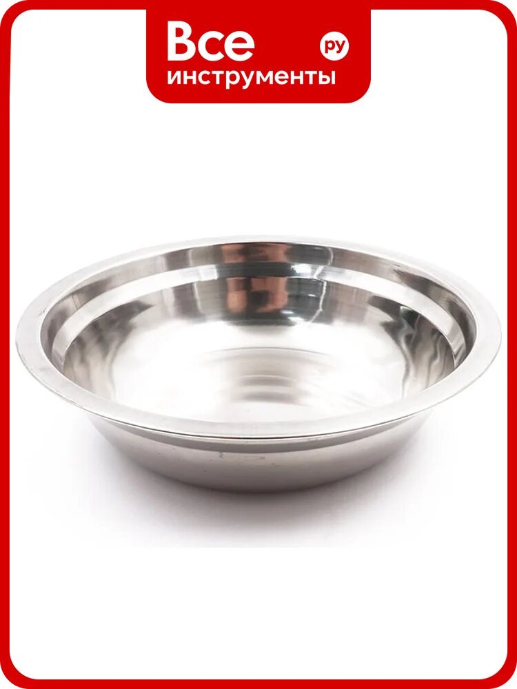 Миска Следопыт нержавеющая сталь, d 13 см, h 3.8 см 300 л, прочный антикоррозийный корпус, посадка для кормления