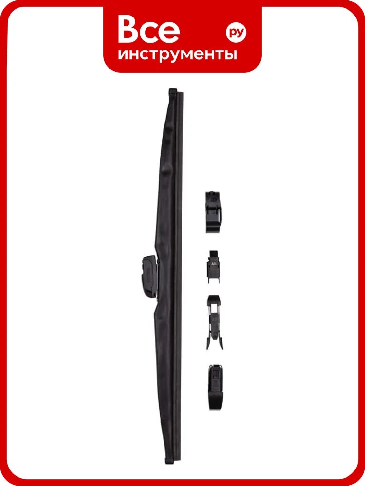 Щетка стеклоочиститель зимняя Cartrec W107 19 475 мм (8 видов креплений включая