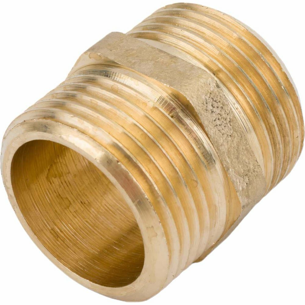 Ниппель прямой LD PRIDE DN20 (3/4") НР/НР латунь с биркой LD.65.511.20 — фото 1