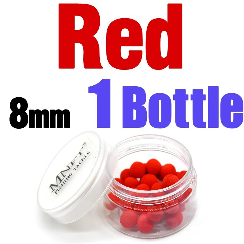 MNFT всплывающие бусины для ловли карпа 8mm Red