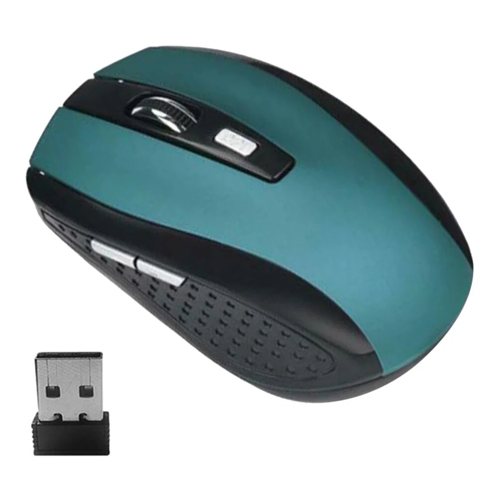 Беспроводная мышь Blue 2.4G, 6 кнопок, 2000DPI