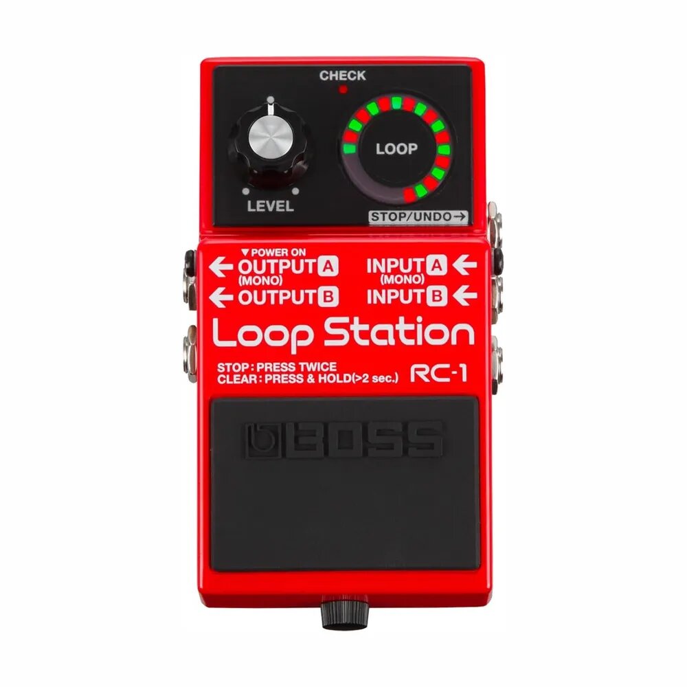 BOSS RC-1 Loop Station эффект-педаль для электрогитары, лупер, стерео, до 12 минут записи, компактная