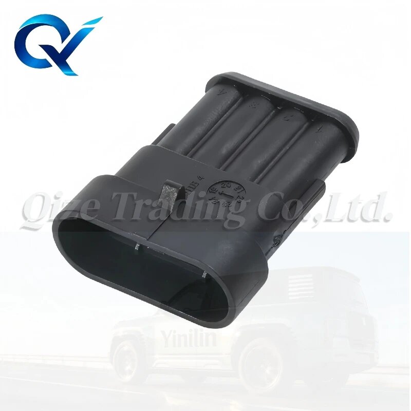 AMP Superseal 1.5mm, 10 шт, 4P Plug with pin