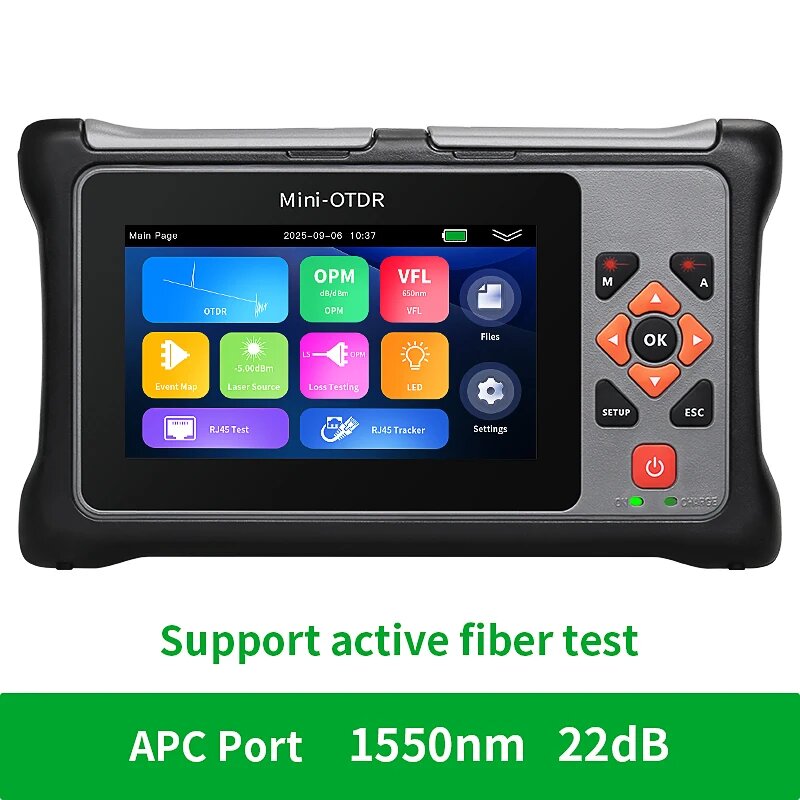 Mini-OTDR, 1550nm APC, 22dB