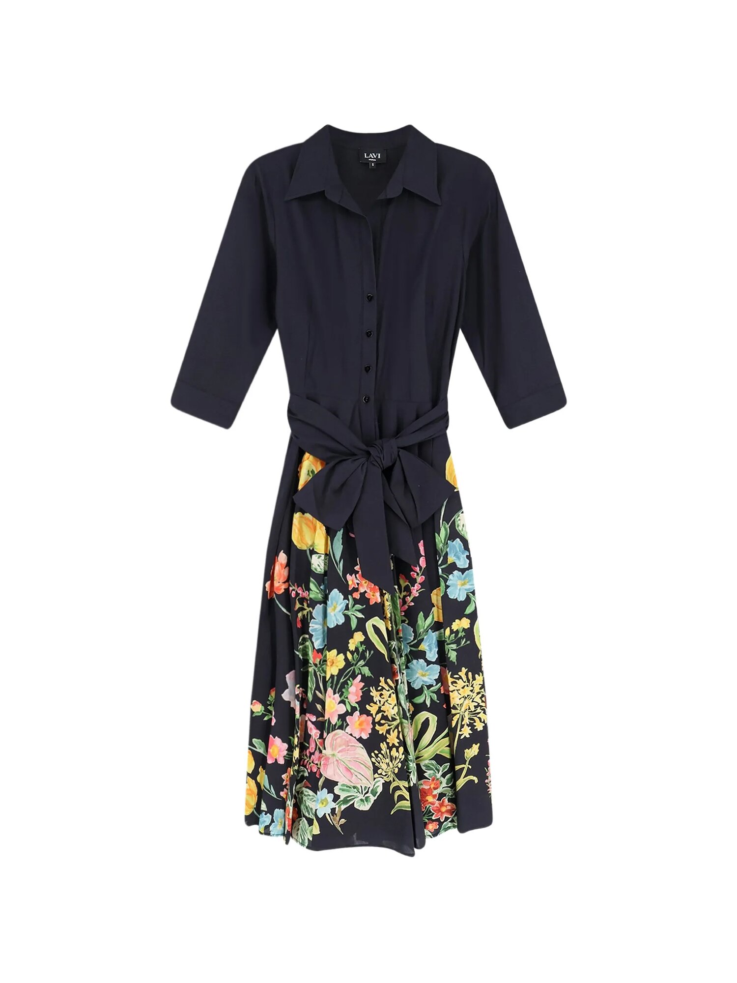 Платье Spritz floral-print tie-waist dress