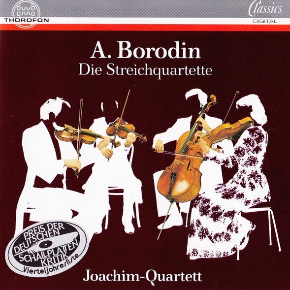 Компакт-диск Warner Joachim-Quartett – A. Borodin: Die Streichquartette
