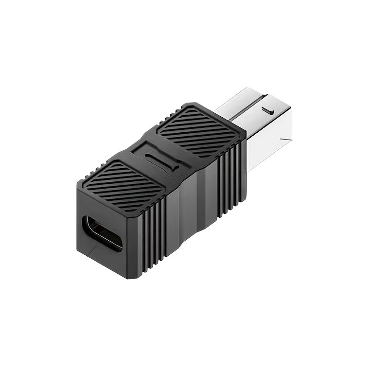 Адаптер USB 3.0 квадратный штекер к гнезду USB-B и гнезду Type-C для принтера, C to B с квадратным разъемом