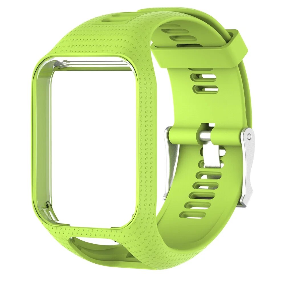 Зеленый силиконовый ремешок для TomTom Runner 2/3