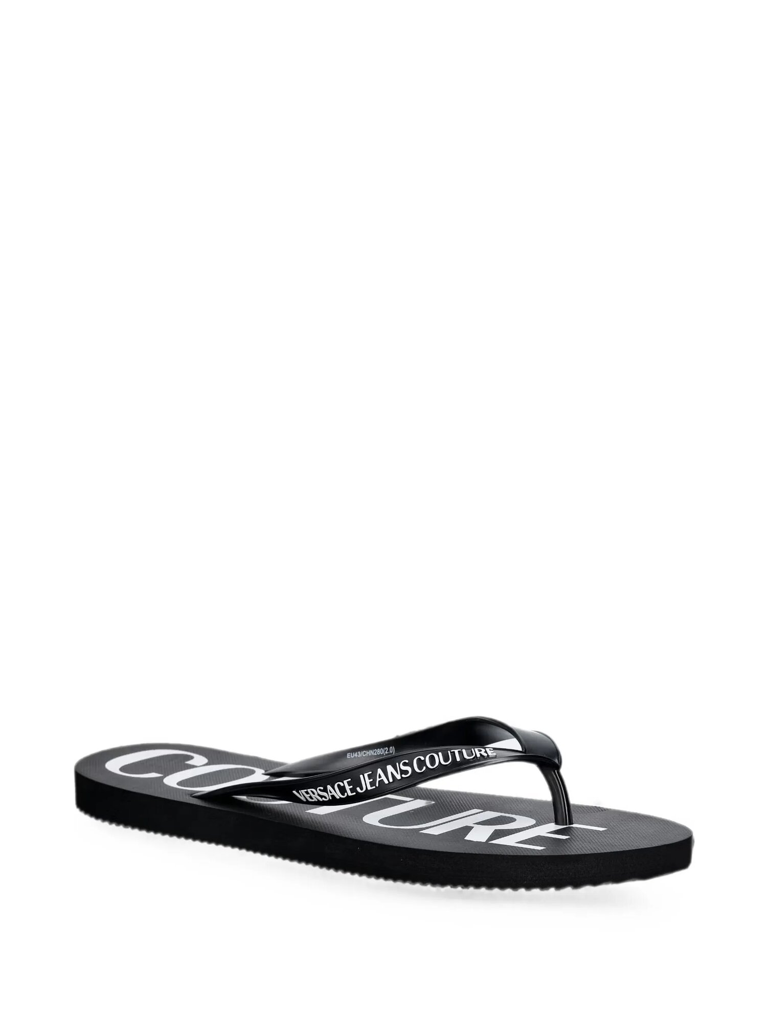 Шлёпанцы Versace Jeans Couture Logo-print flip-flops, размер 41 — фото 1