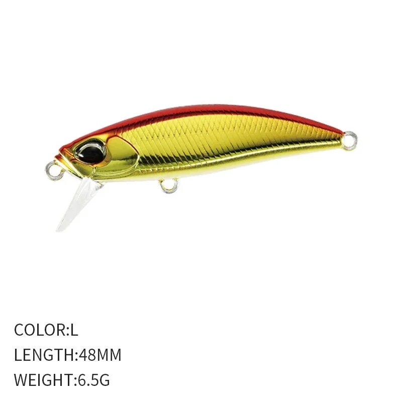 Приманка тонущая Isca Pesca, 48 мм, 6.5 г, Желтый, L