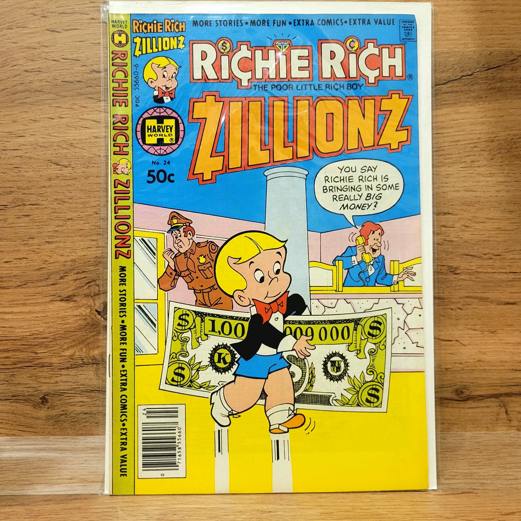 Раритетный Комикс Richie Rich Zillions #24. 1975 Год. Комикс (сингл) на английском языке