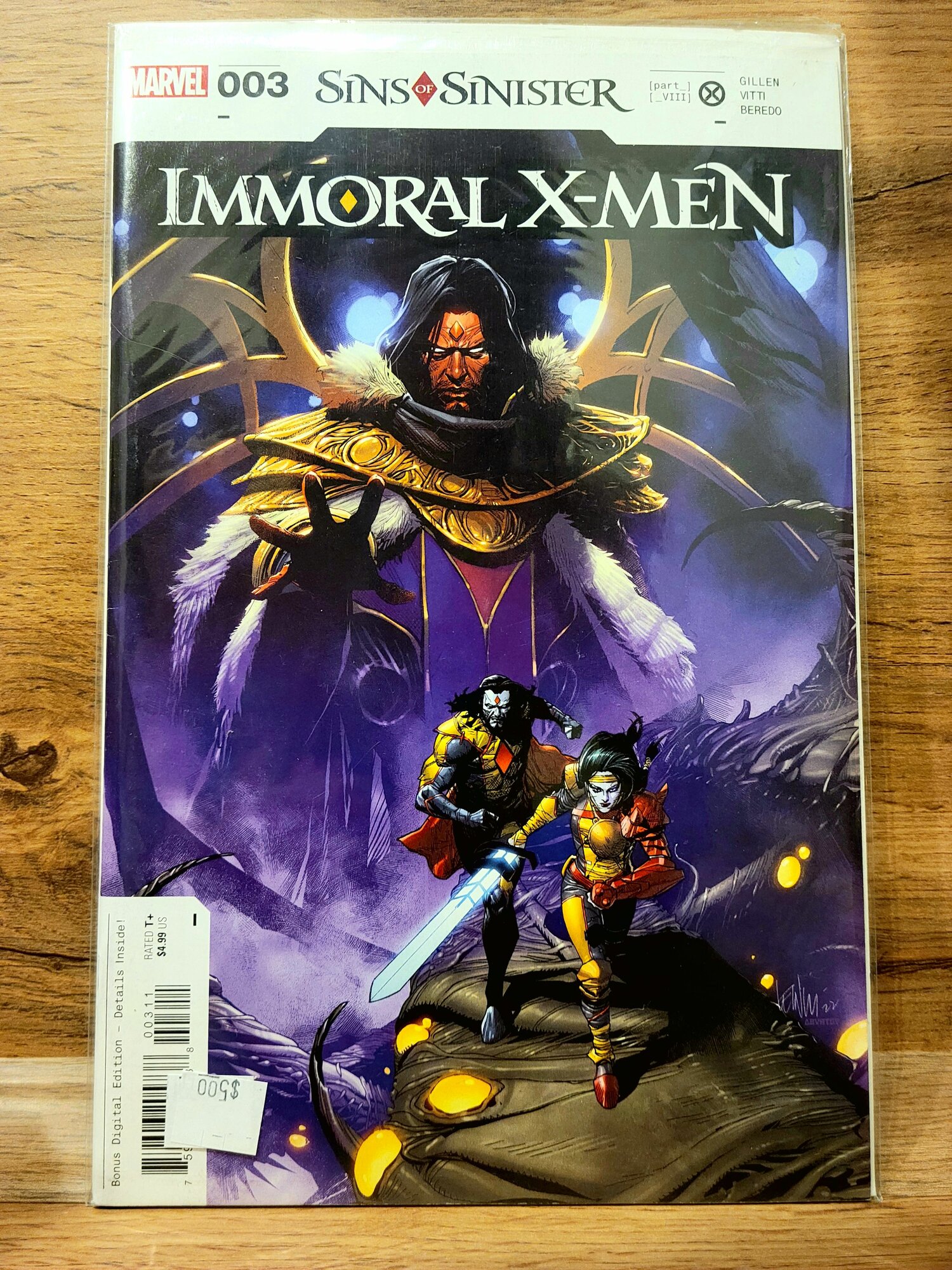 Immoral X Men #3. Оригинальный Комикс.