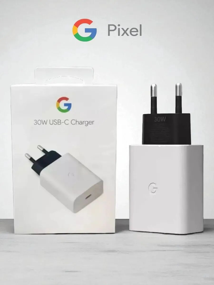 Сетевое зарядное устройство Google Pixel Wall Charger, GA03502-EU, USB Type-C, 30 Вт, белый