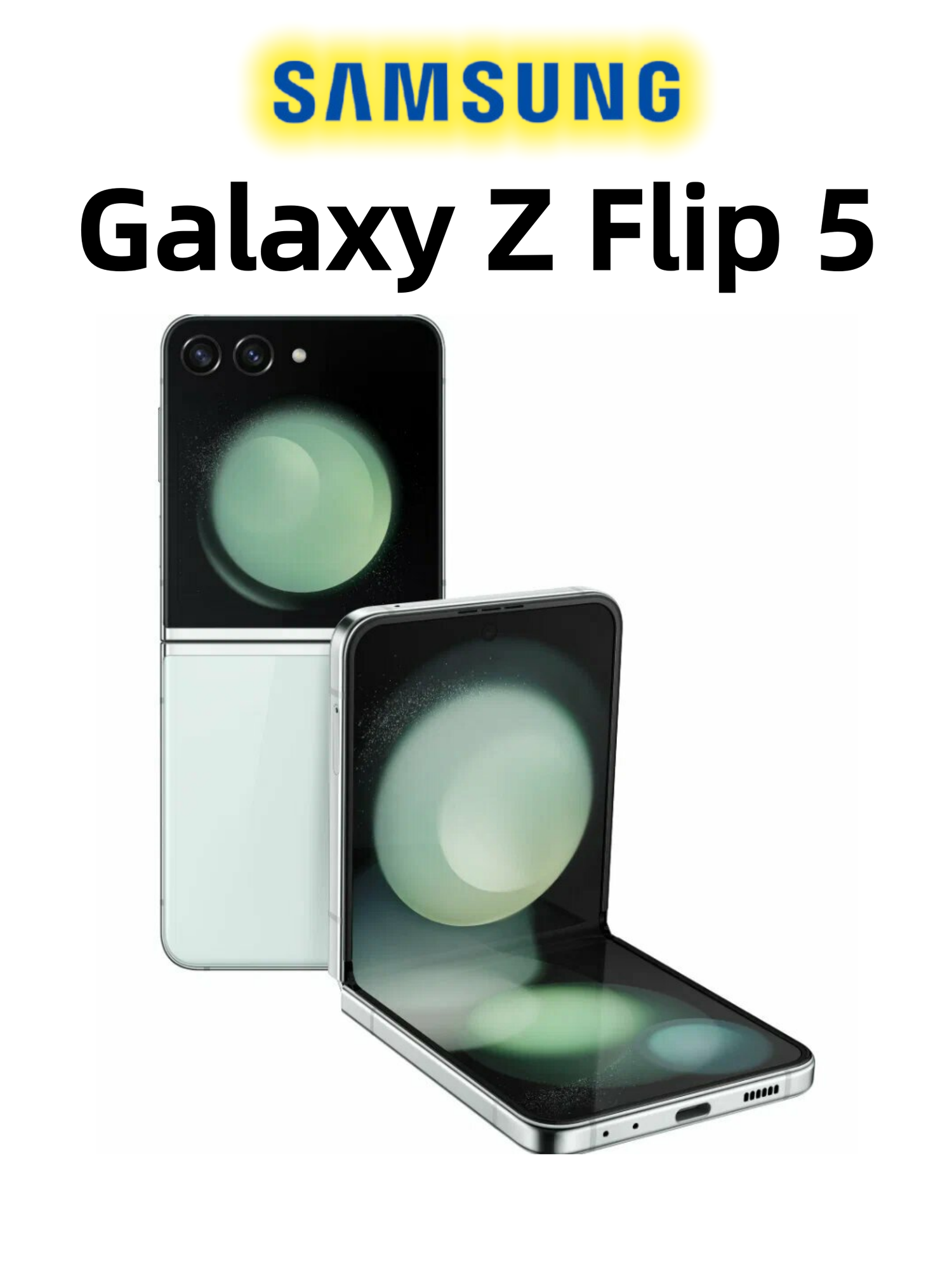 Смартфон Samsung Galaxy Z Flip5 8/256ГБ, nano SIM + eSIM, зеленый
