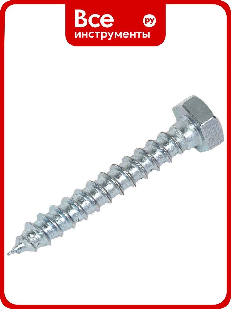 Шуруп для крепления лаг и реек STEELREX цинк 6x40 мм, коробка 70 шт. 0127006040B400007032