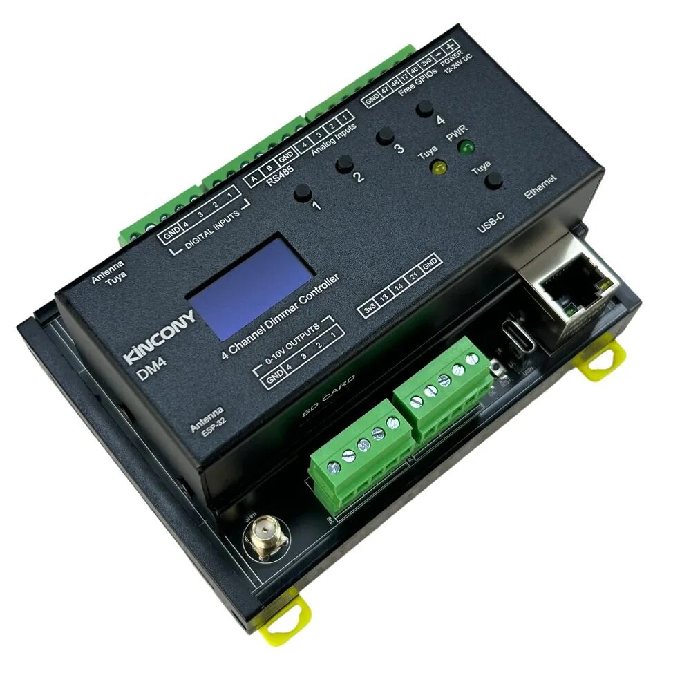 Модуль диммера ESP32S3 DM4 (4-канальный диммер) для ESPhome Home Assistant