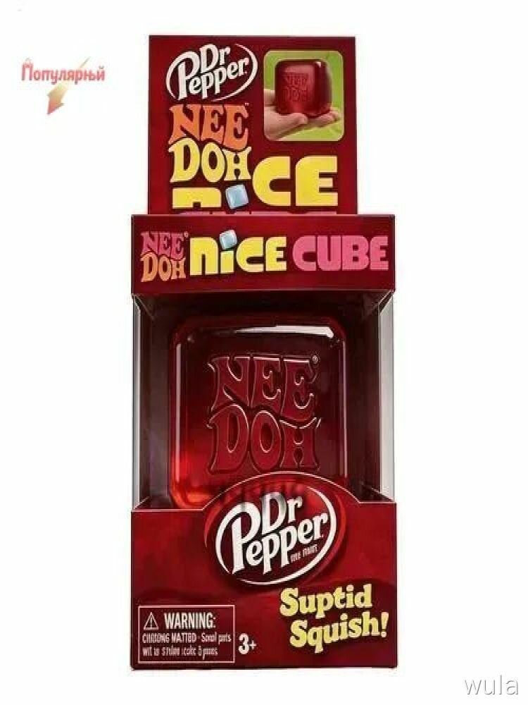 Needoh Ограниченное издание Dr Pepper Nice Cube Suptid Squish