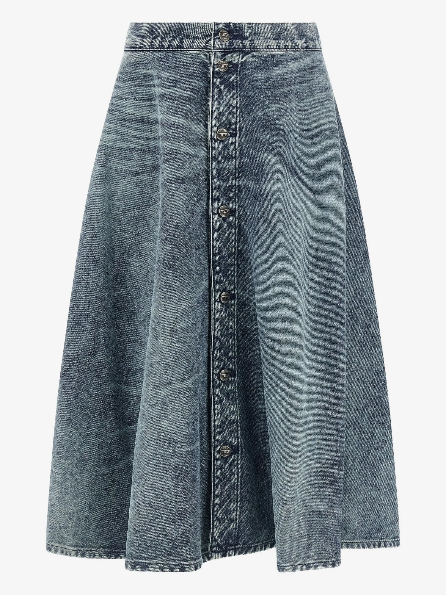 Юбка Stone-washed denim skirt