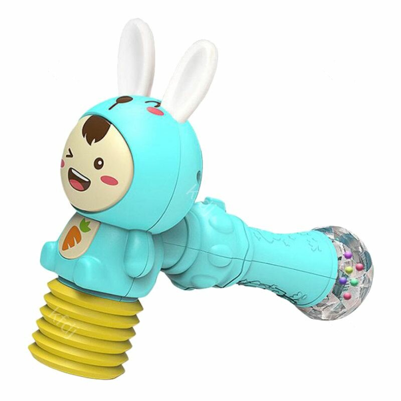 Игрушка молоток с музыкальной подсветкой для детских игр