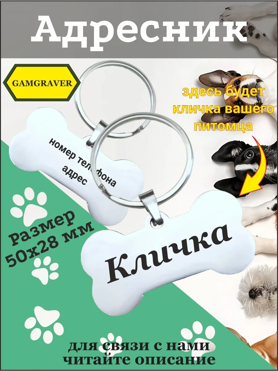 Адресник для животных