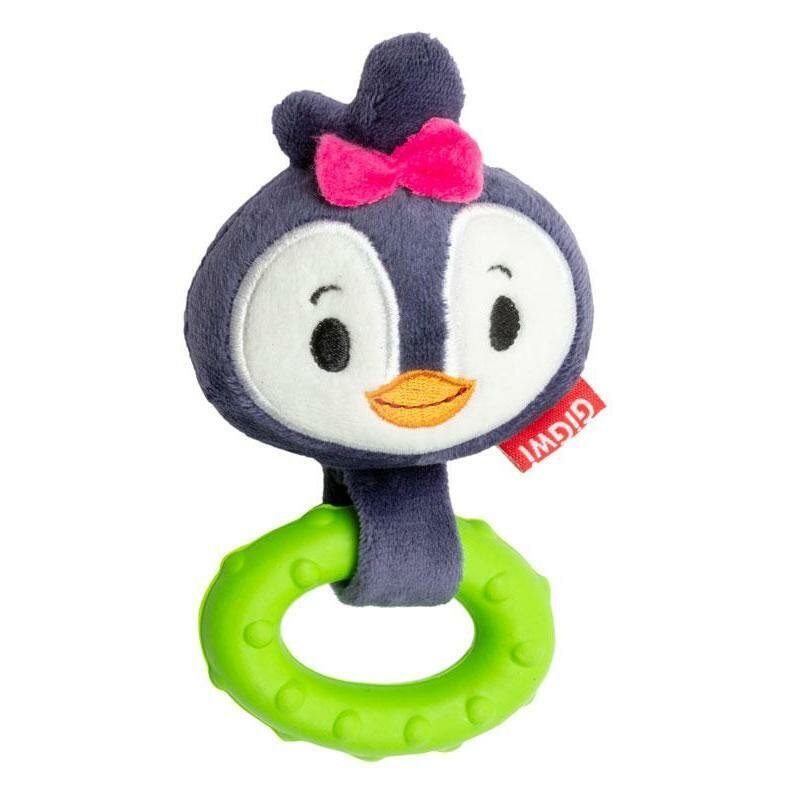 75517 Игрушка для маленьких собак Пингвин с пищалкой 15см, серия SUPPA PUPPA, Gigwi